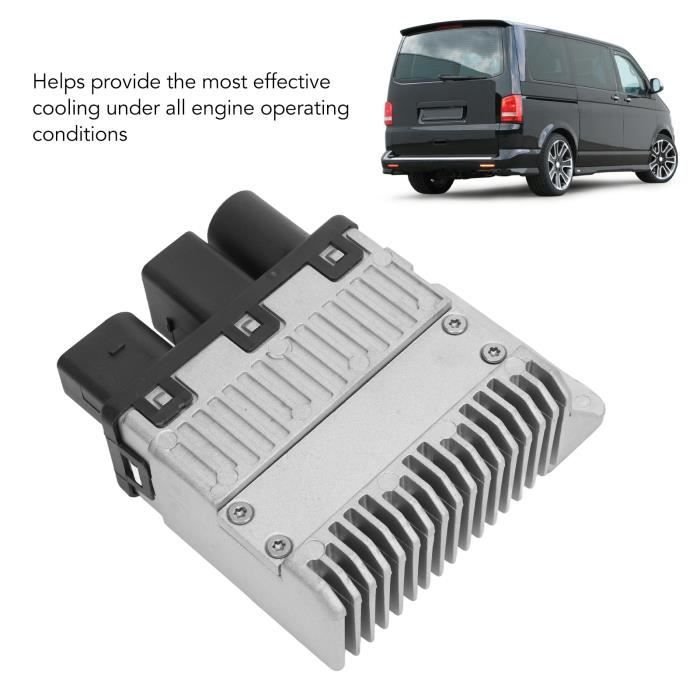 Dilwe Unité de contrôle du ventilateur de radiateur 7H0919506D pour ...