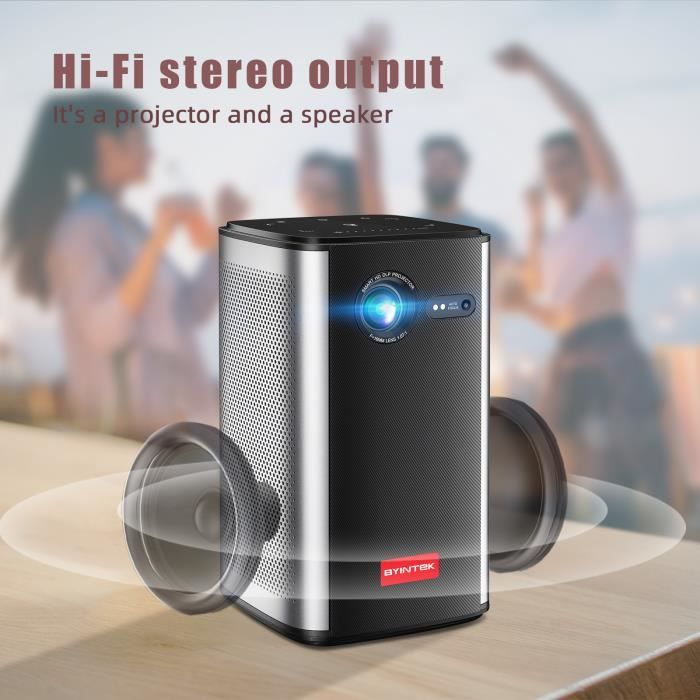 BYINTEK P70 Mini projecteur 3D, projecteur portable Wifi sans fil ...