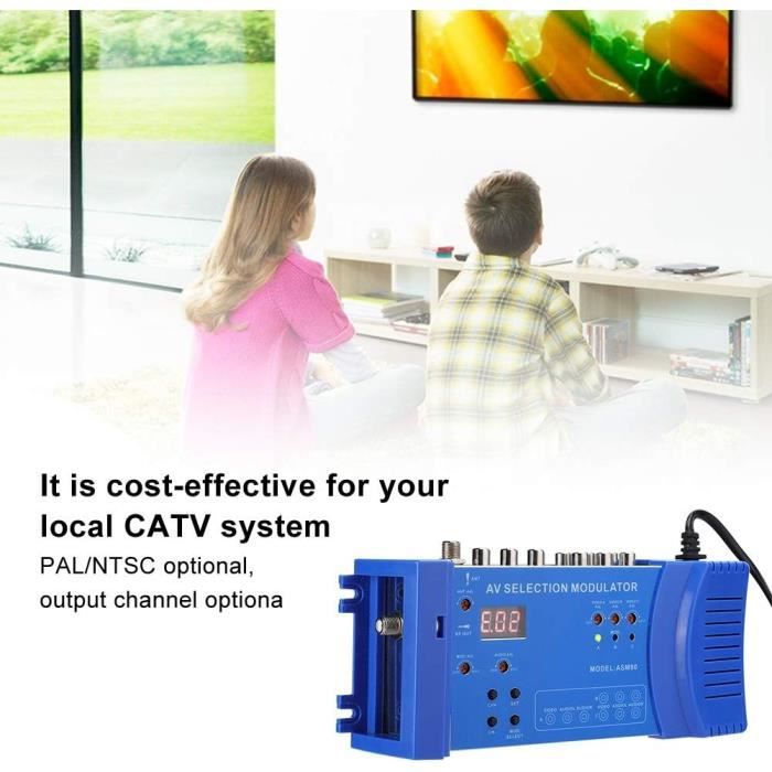 Ehskzjh Modulateur Hdmi Numérique Rf, Modulateur Vhf-Uhf Double Bande ...