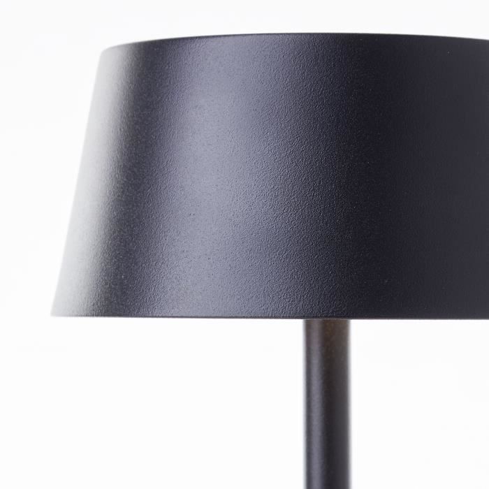 Lampe de table d'extérieur - BRILLIANT - PICCO - LED et solaire - Métal ...