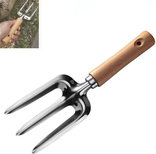 Garden RakesGarden Hand Tool Fork HoeRakeHand Cultivator Rake With ...