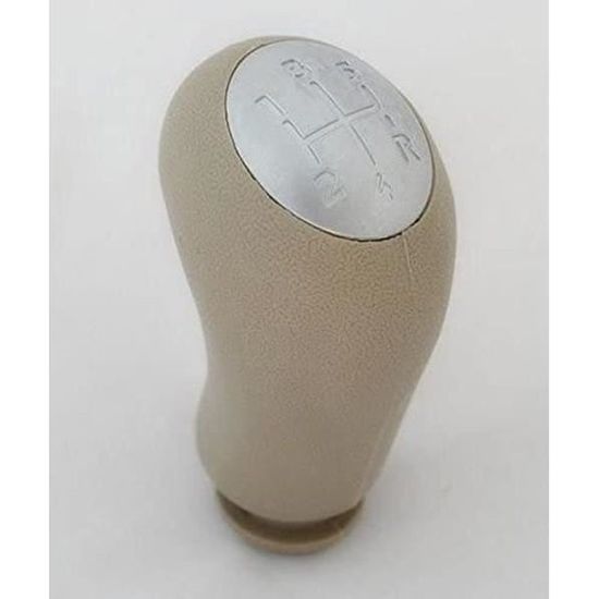 Neuf Pommeau Levier de Vitesse Pour Clio III 1-5 R Beige Avec Chrome ...