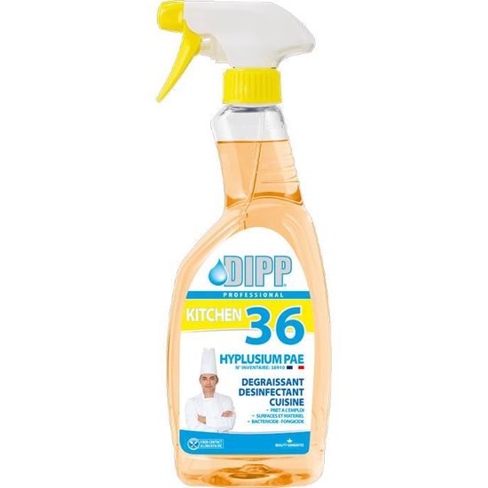 Dipp degraissant desinfectant cuisine pae 750ml - INN 0297 - HYGIENE ...