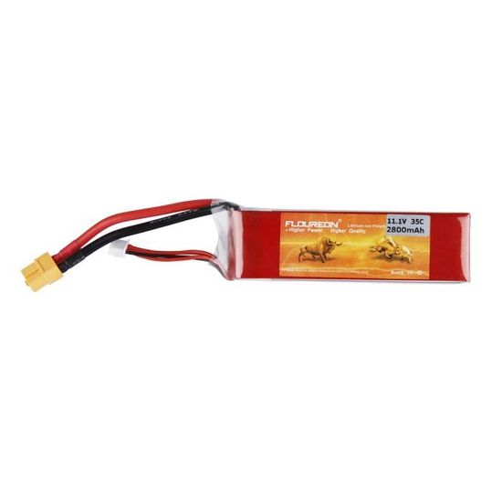 Floureon 3S 11.1V 10000 mAh 35C avec Deans Plug LiPo Batterie Pack pour ...