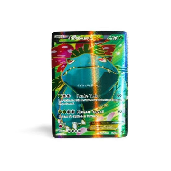 Carte Pokémon Florizarre EX 180 PV 141-146 XY NEUF FR - Cdiscount Jeux ...