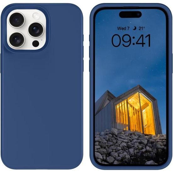 Coque Iphone 15 Pro Max Silicone Douce Fine Rigide, Coque De Téléphone ...