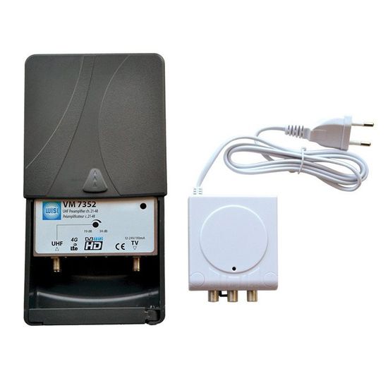 Préamplificateur UHF - WISI - AMPLI LTE C21-48 - Gain 35 dB ...