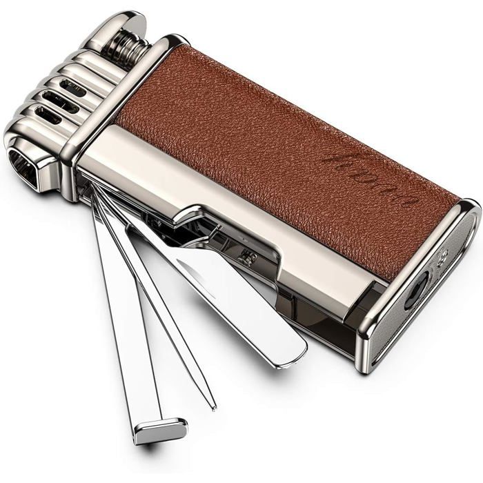 VVAY Pipes à Tabac gaz Butane Recharge Briquet (Non Gaz Inclus)47 ...