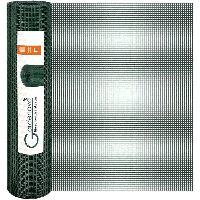 Treillis métallique pour campagnols - Vert - 1 m de hauteur x 10 m de ...
