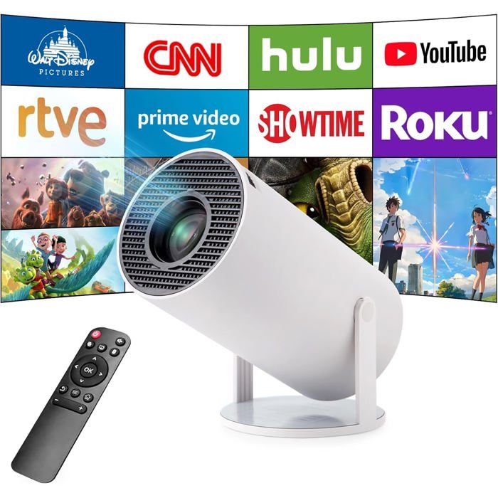 Mini vidéoprojecteur 4K - SUTEO - Android 11 - Wi-Fi 5G - BT 5.0 ...