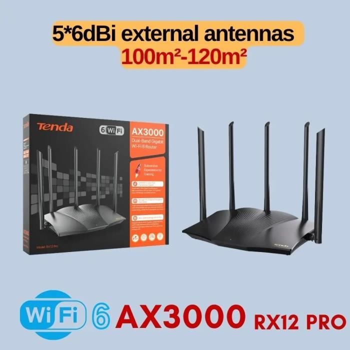 Ax3000 5x6dbi - Tenda-Routeur Wi-Fi Gigabit sans fil AX3000 ...