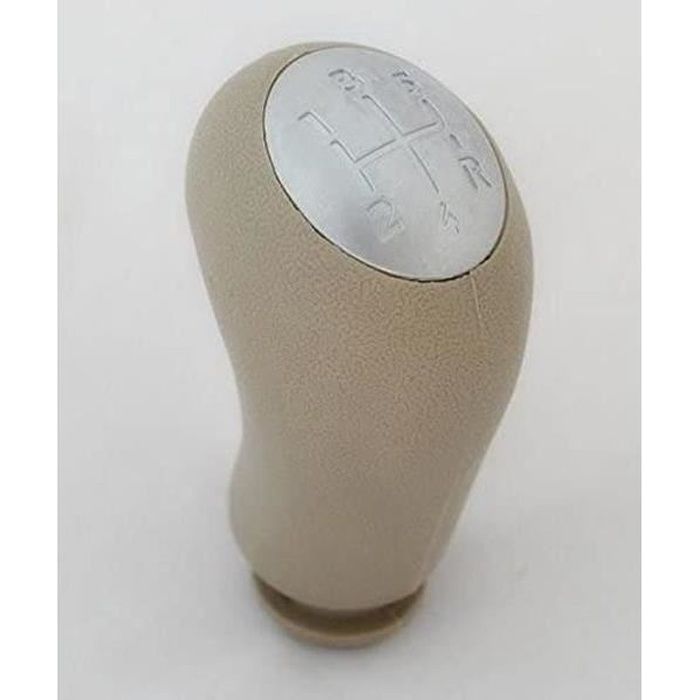 Neuf Pommeau Levier de Vitesse Pour Clio III 1-5 R Beige Avec Chrome ...