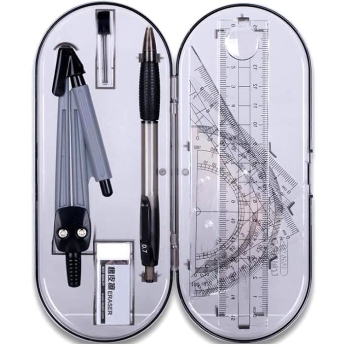 Math Géométrie Kit de Math Géométrie Kit 8pcs Outils de Géométrie ...