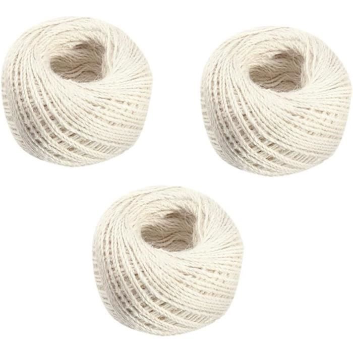 3 Pièces Ficelle Naturelle Ficelle De Jute Ficelle De Couleur Ficelle ...