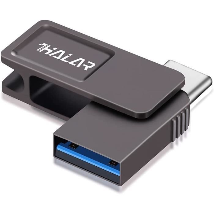 Mini clé USB 3.0 32Go USB 3.0 et Type C OTG, Double clé USB en métal ...