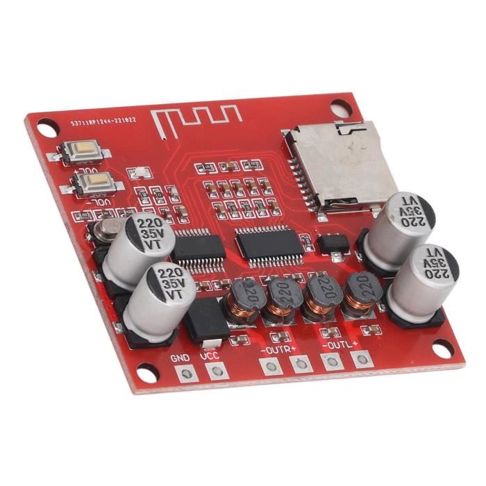 Cikonielf Carte amplificateur de puissance Carte d'amplificateur de puissance Bluetooth Carte d ...
