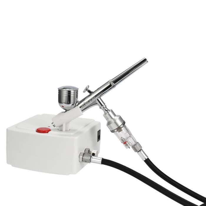 KKmoon 220V Professionnel Gravity Feed Double Action Airbrush Air ...