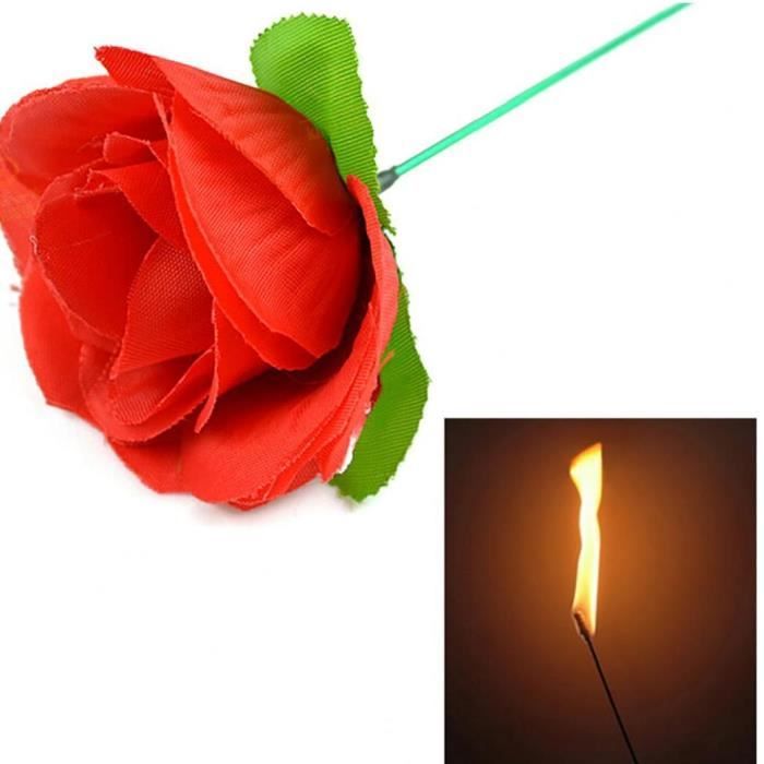Magic hollween gift Nouveauté flamme magique Props Trick Rose Feu ...