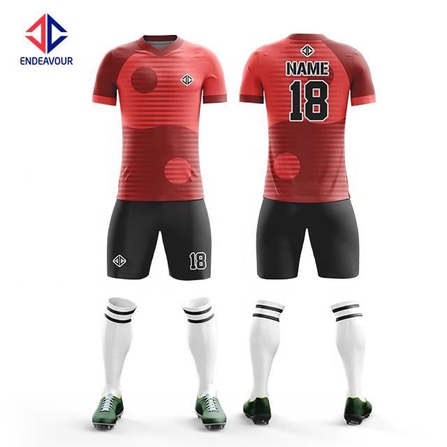 Maillot de football d'impression par sublimation de mode personnalisé ...