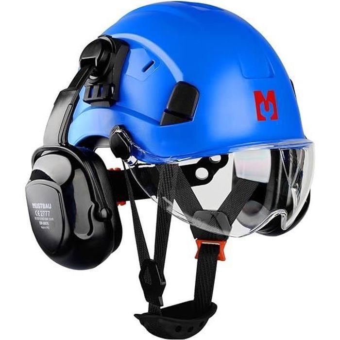 Mustbau Casque de Sécurité, Casques de Protection EN397 avec Coquilles ...