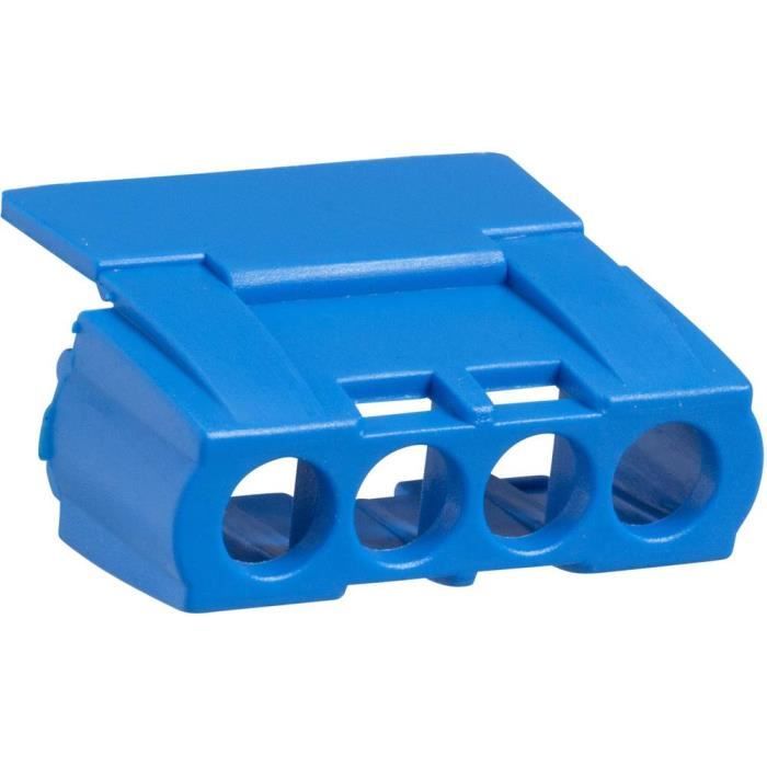 Plaque d'obturation - Schneider Electric 13589 - Bleu - Matière ...