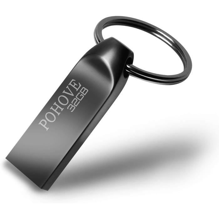 Clé USB 32go 3.0, Métal Cle USB 32 Go Imperméable USB 3.0 Pendrive 32 ...
