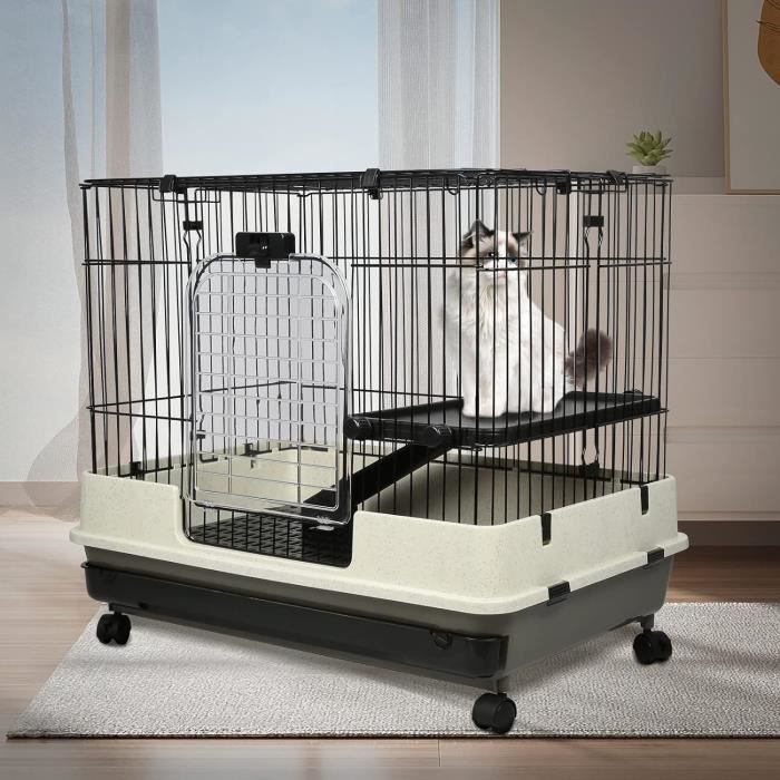 Grande Cage pour Rongeur, pour Furets-écureuils-Chinchillas sur ...