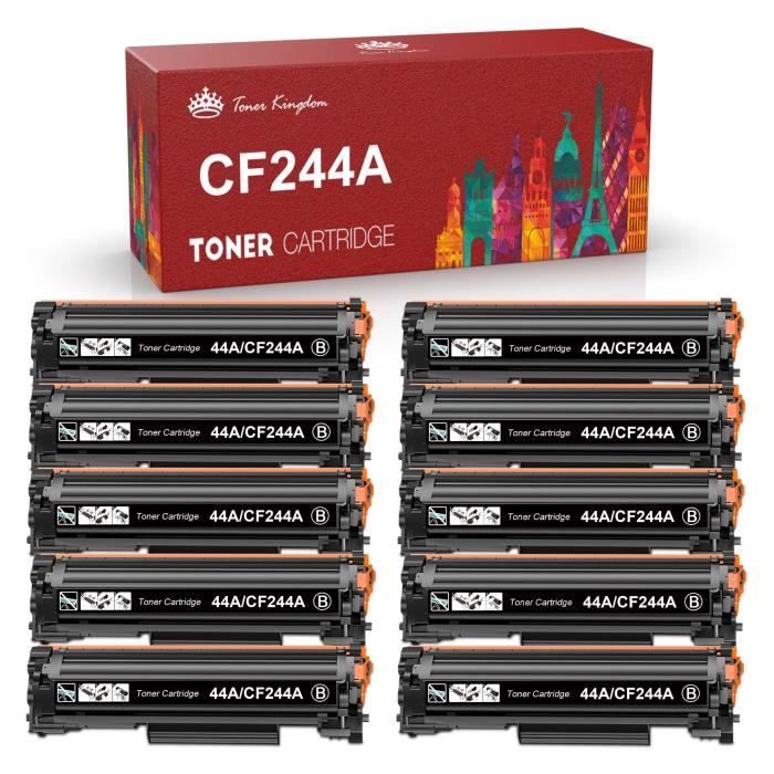 TONER KINGDOM Compatible CF244A 44A 10 noir Cartouche de Toner ...