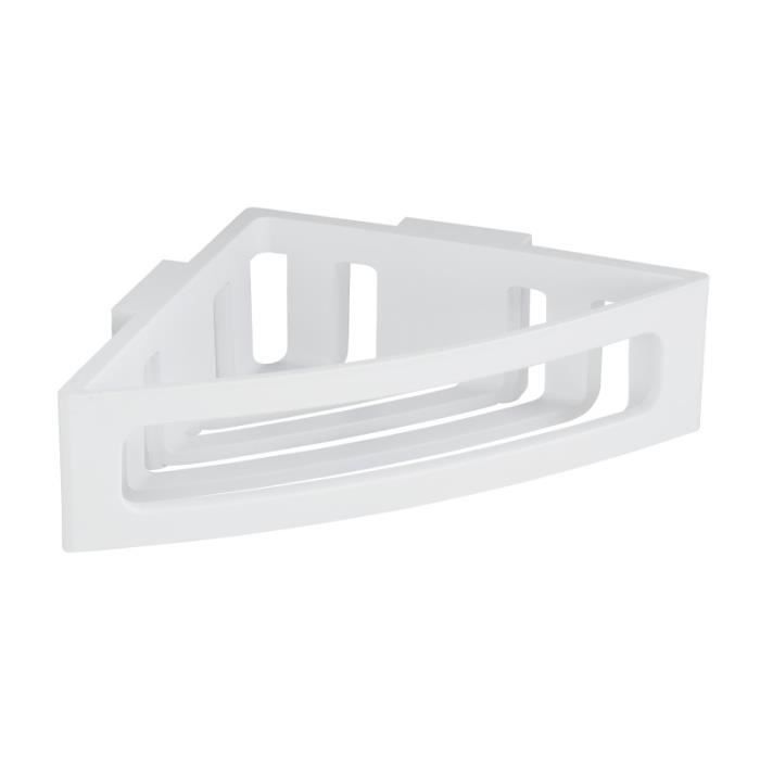 Salle de bain - Wenko - Étagère d'angle "Bralia" à fixation Turbo-Loc ...