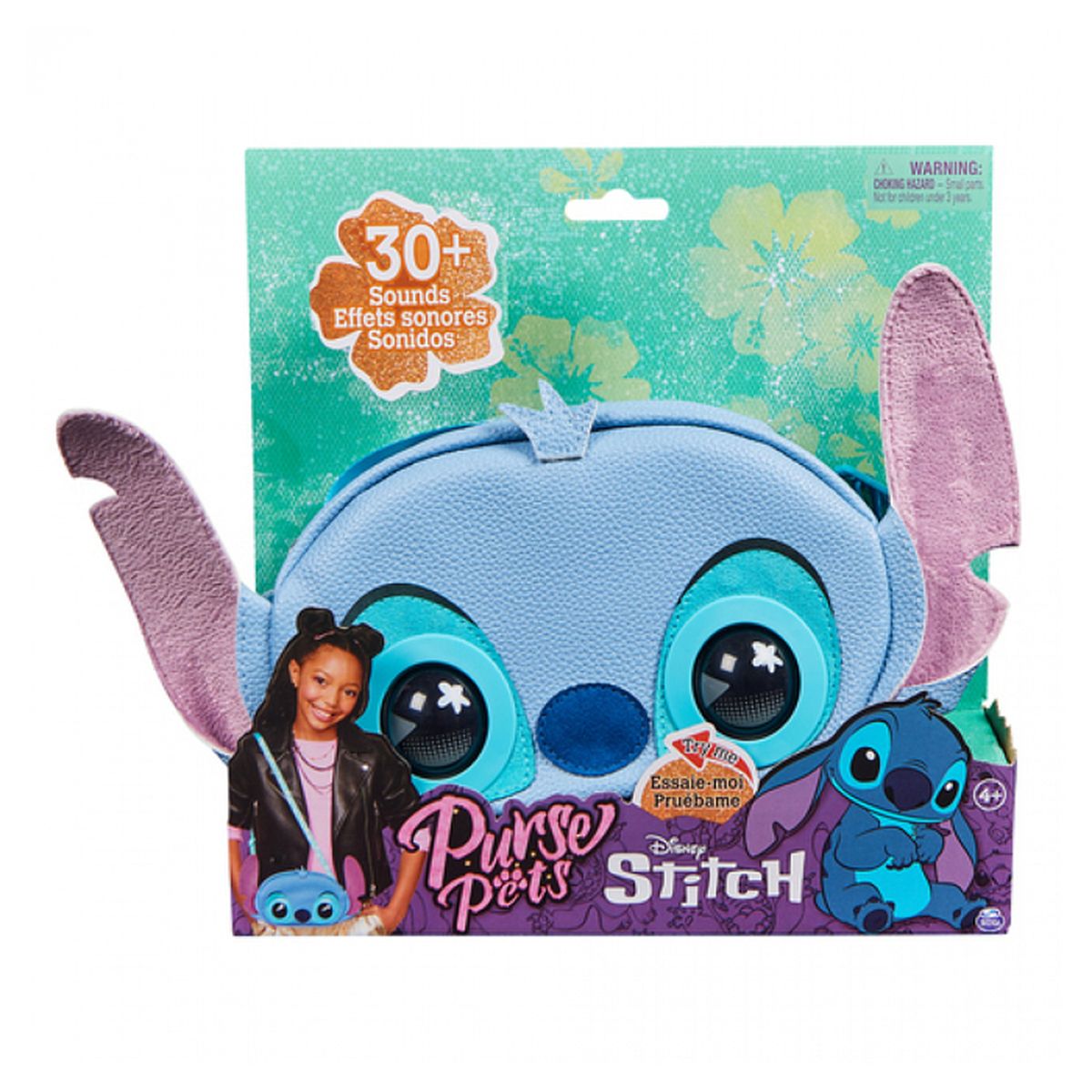 Sac à main Disney Lilo et Stitch Bleu Sac interactif avec yeux mobiles ...