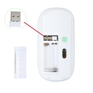 Souris optique sans fil plate USB - Cdiscount