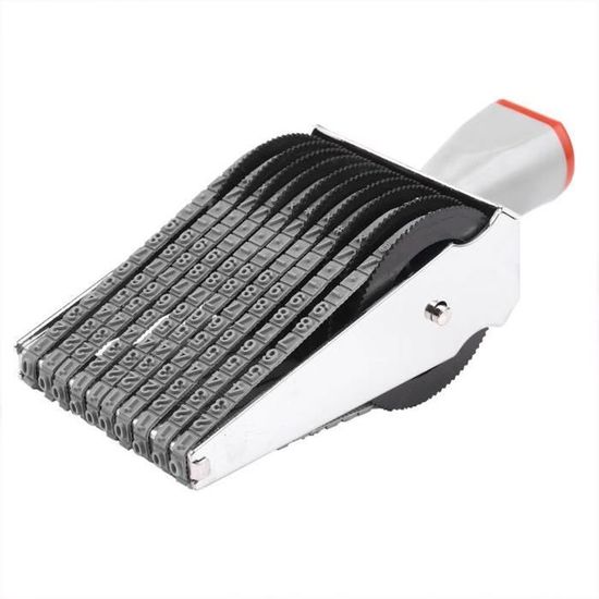 TAMPON ENCREUR DE DECORATION Multipurpose 10 Chiffres Alphabet Roulant ...