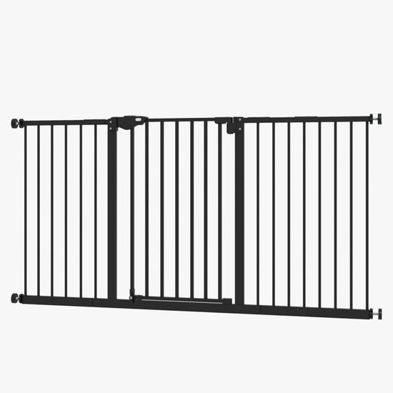 Barrière De Sécurité 136.3x76.2cm Noire Sans Perçage, Pour Porte Et ...