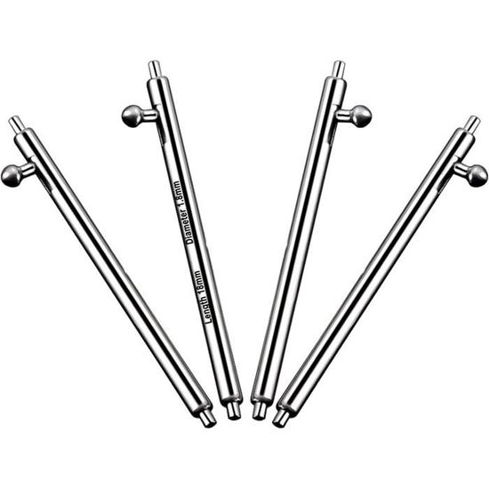 4 Morceaux Quick Release Spring Bar 18mm - 20mm - 22mm - 24mm Barre à ...