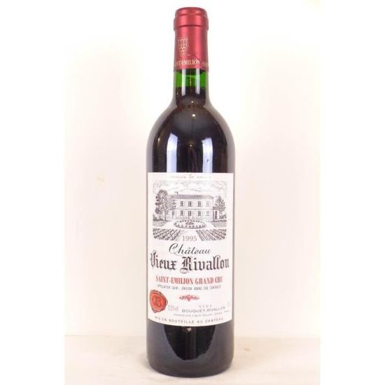 Saint-émilion château vieux rivallon grand cru rouge 1995 - bordeaux ...