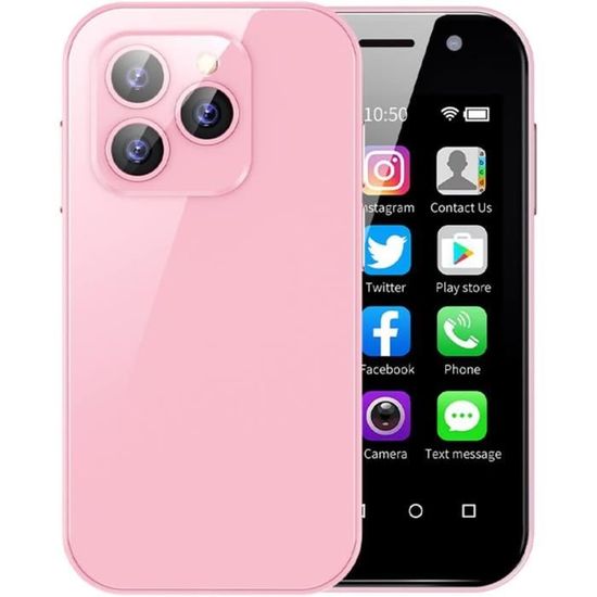 Rainbuvvy Pocket Mini Android Phones,4GB RAM 128GB ROM,4G Petit ...