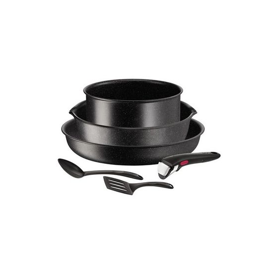 Set 6 pièces Tefal Ingenio Black Stone L3999002 Noir - Cdiscount Maison