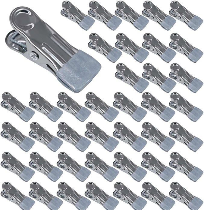 40 Pièces Pinces à Linge en Acier Inoxydable, Epingle a Linge, Clips de ...