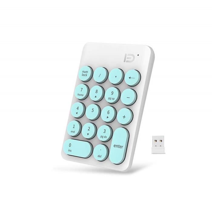 Clavier numérique USB, pavé numérique sans fil pleine taille, clavier ...
