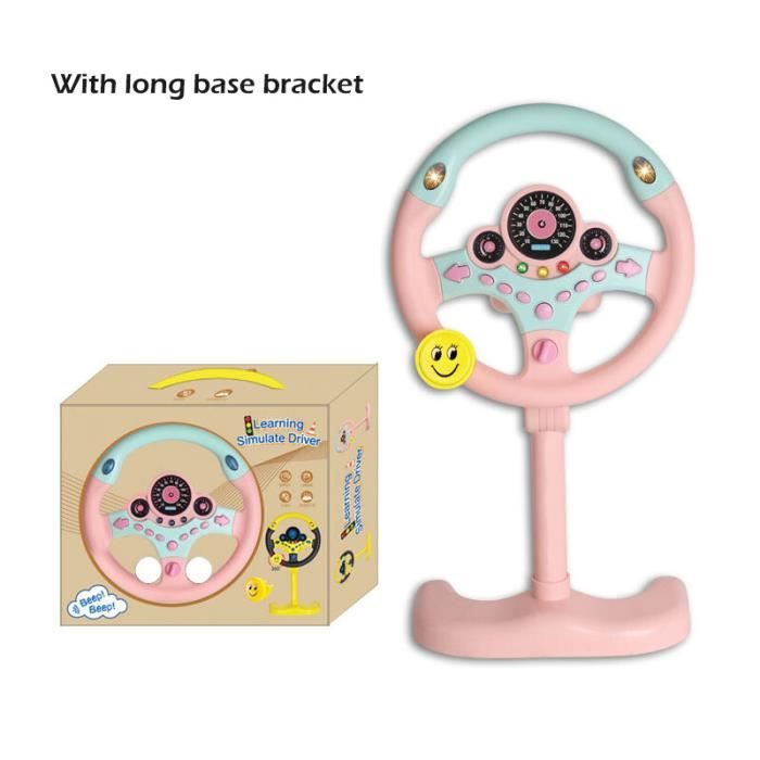 Talkie-walkie,Volant de simulation électrique avec lumière et son pour bébé,jouet musical ...