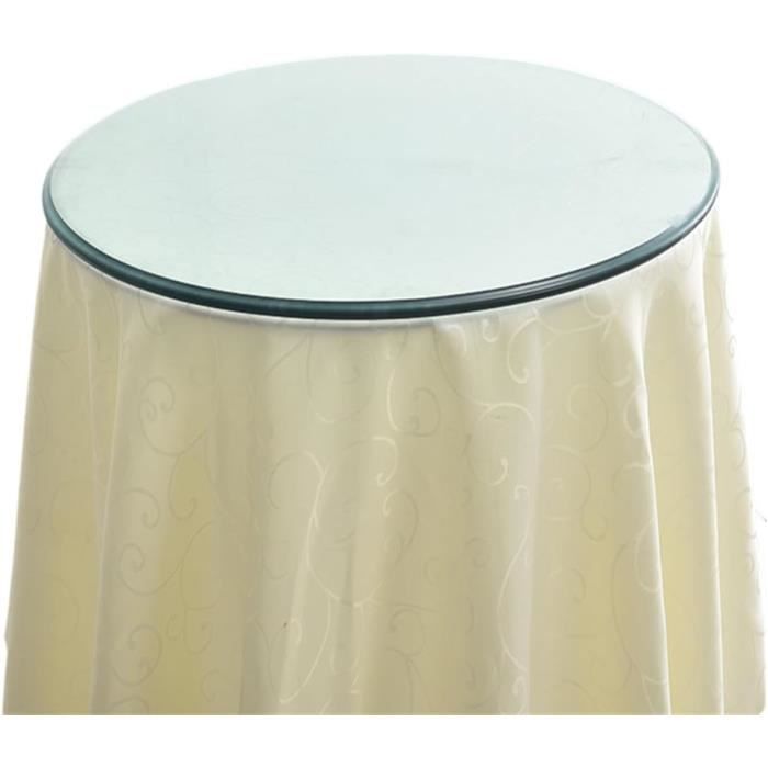 Plateau De Table Rond En Verre Trempé, Ø 35Cm 50Cm 80Cm 100Cm Plateau ...