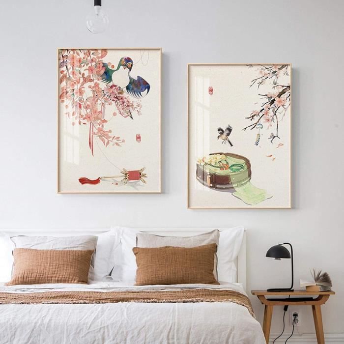 Peinture sur toile - GuanMing Decor Store - Chinois Paysage Affiche ...