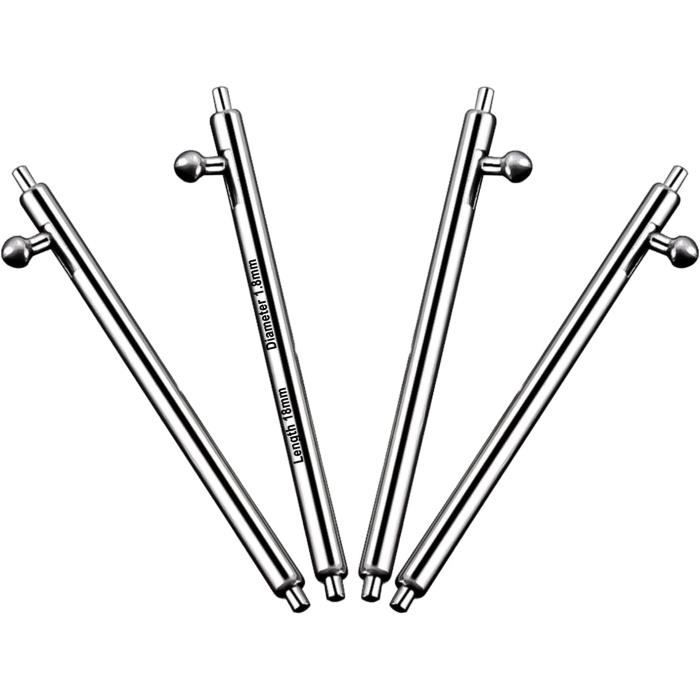 4 Morceaux Quick Release Spring Bar 18mm - 20mm - 22mm - 24mm Barre à ...