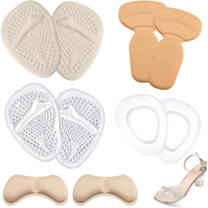 Demi Semelles Chaussures pour Femme - Coussinets de Talon en Silicone ...