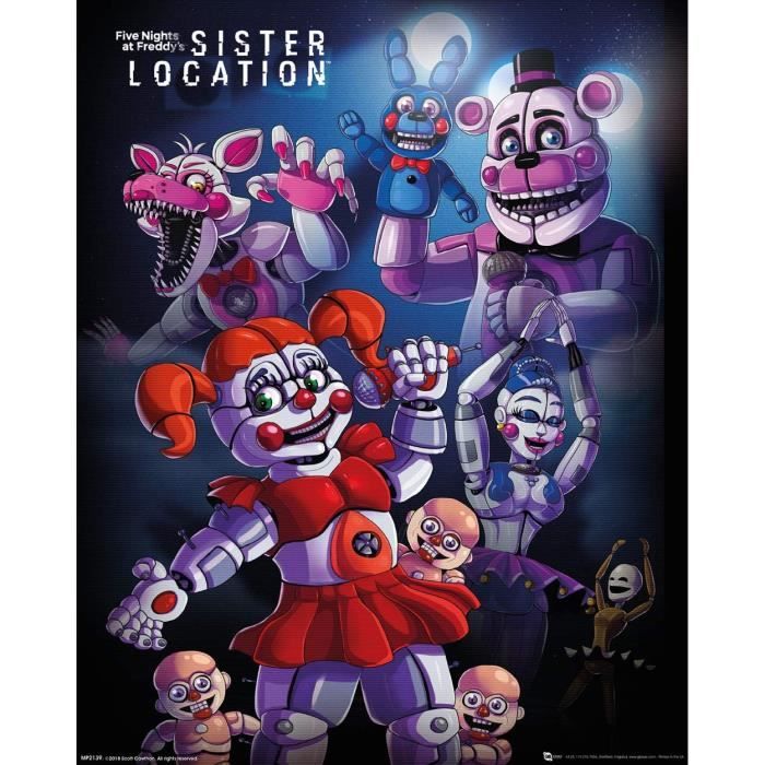 Five Nights at Freddys FNAF Mini Poster, 40x50 cm - Cdiscount