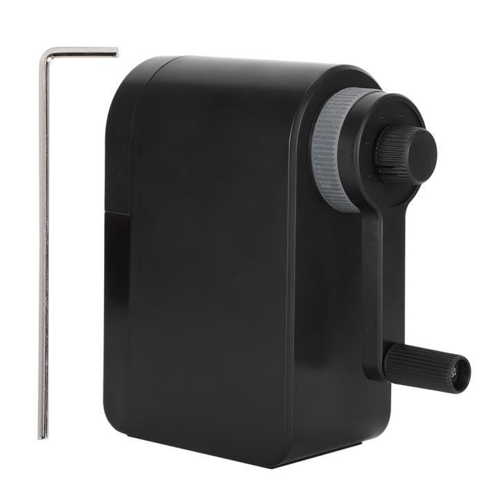 HURRISE coupe-crayon Taille-crayon à manivelle à points réglables ...