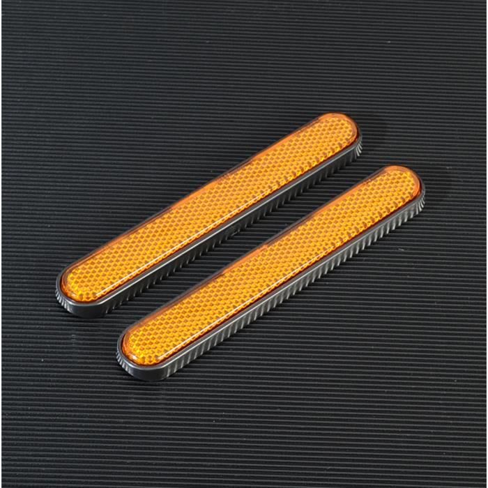 Noir et jaune - Réflecteur de garde boue arrière, pour Harley Sportster ...