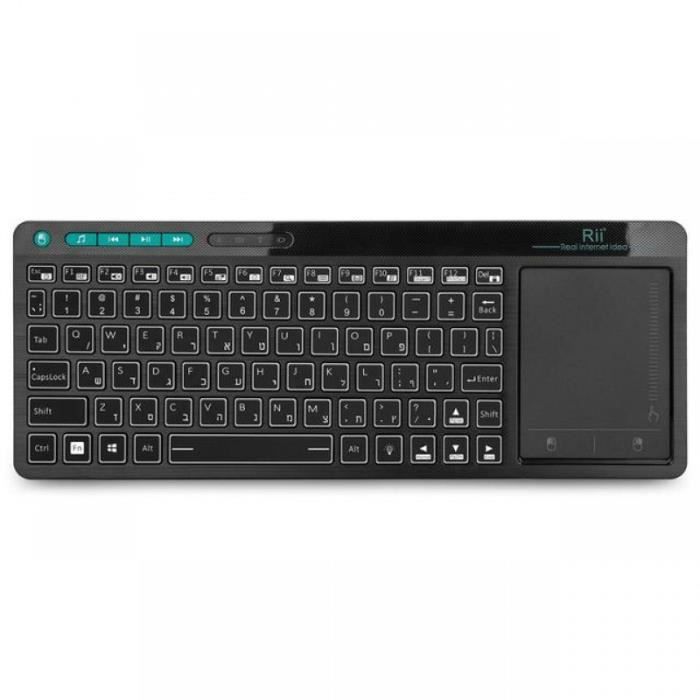 Clavier multimédia sans fil K18 Plus clavier rétro éclairé anglais ... Clavier multimédia sans fil K18 Plus clavier rétro éclairé anglais ...