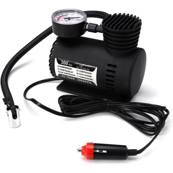 300 Portable Air Portable Compresseur D'Air De Voiture Gonfleur De Pneu ...