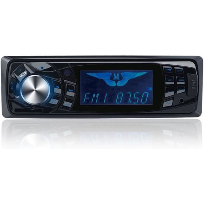 Dans Dash 1 Din 12 V De Voiture Tuner Radio Fm Stéréo Bluetooth Audio ...